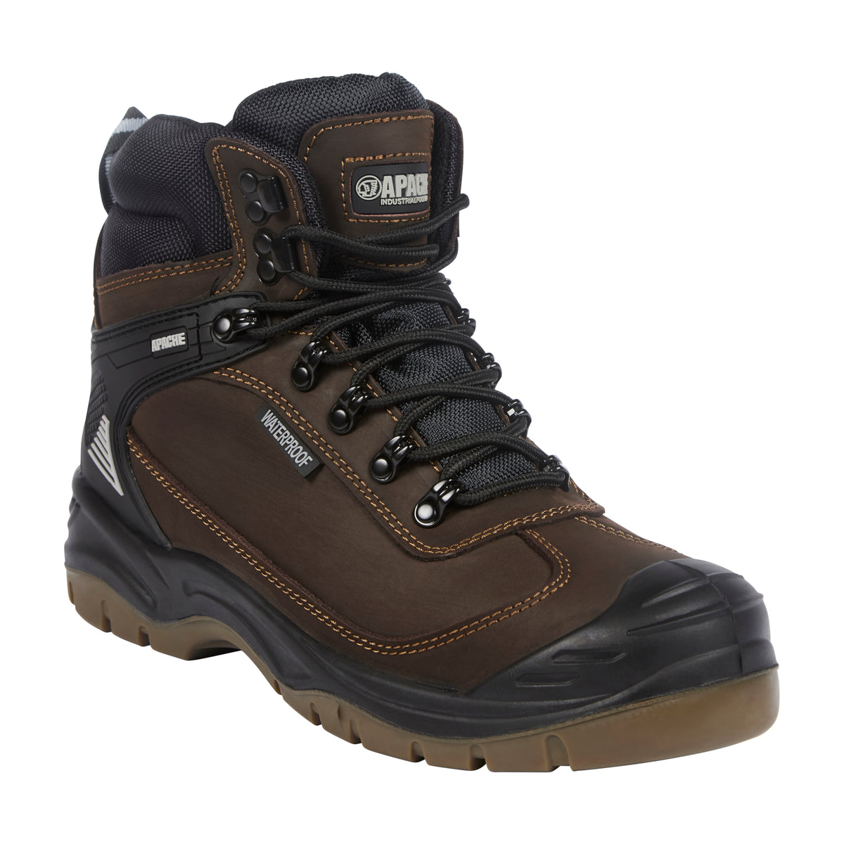 Apache Waterproof All Terrain Boot Ranger Brown — Met Construction Fixing's